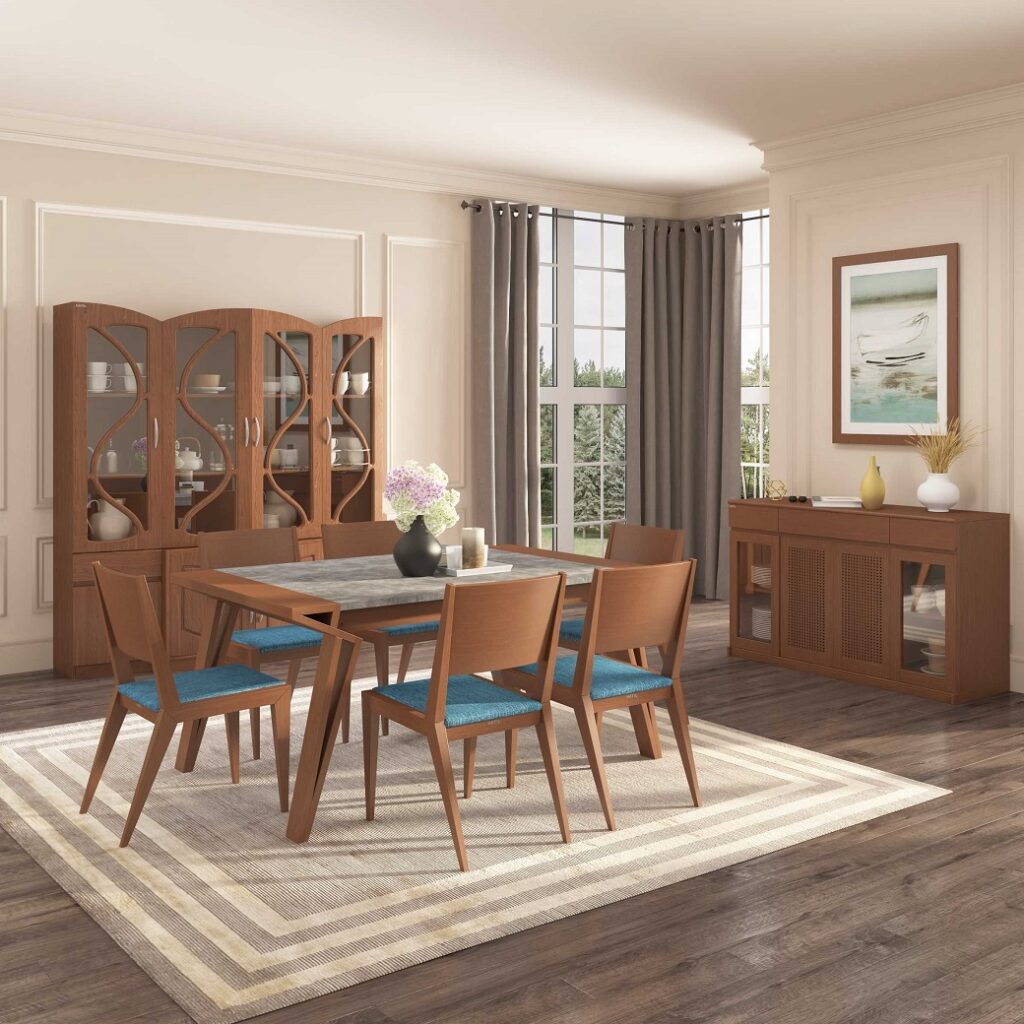 ডাইনিং টেবিলের নতুন ডিজাইন - HATIL