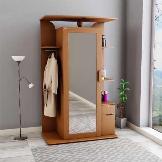 Space-Saving Style: The All-in-One Mirror Wardrobe – HATIL